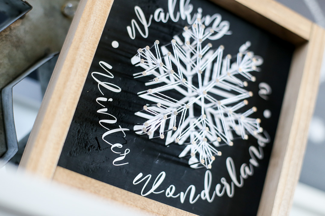 Snowflake String Art - Sugar Bee Crafts