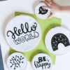 Vinyl Embroidery Hoop Decor - Sugar Bee Crafts