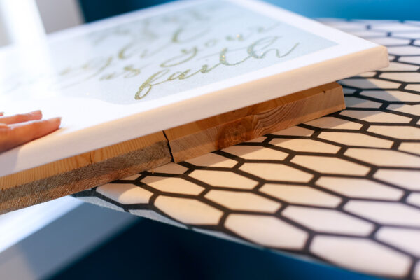 The Secret to putting Vinyl on Canvas - Sugar Bee Crafts