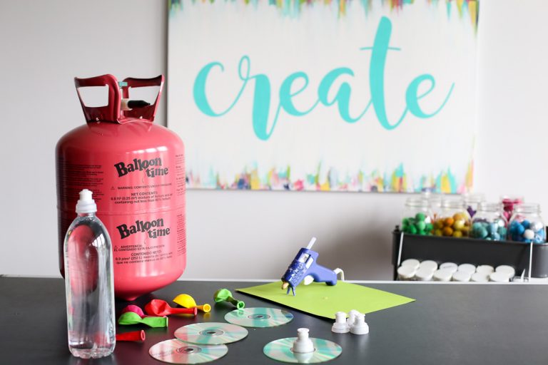 Balloon Hovercraft STEM project idea - Sugar Bee Crafts