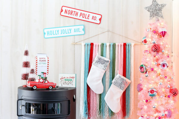 Pink Vintage Christmas Tree - Dream Tree Challenge - Sugar Bee Crafts