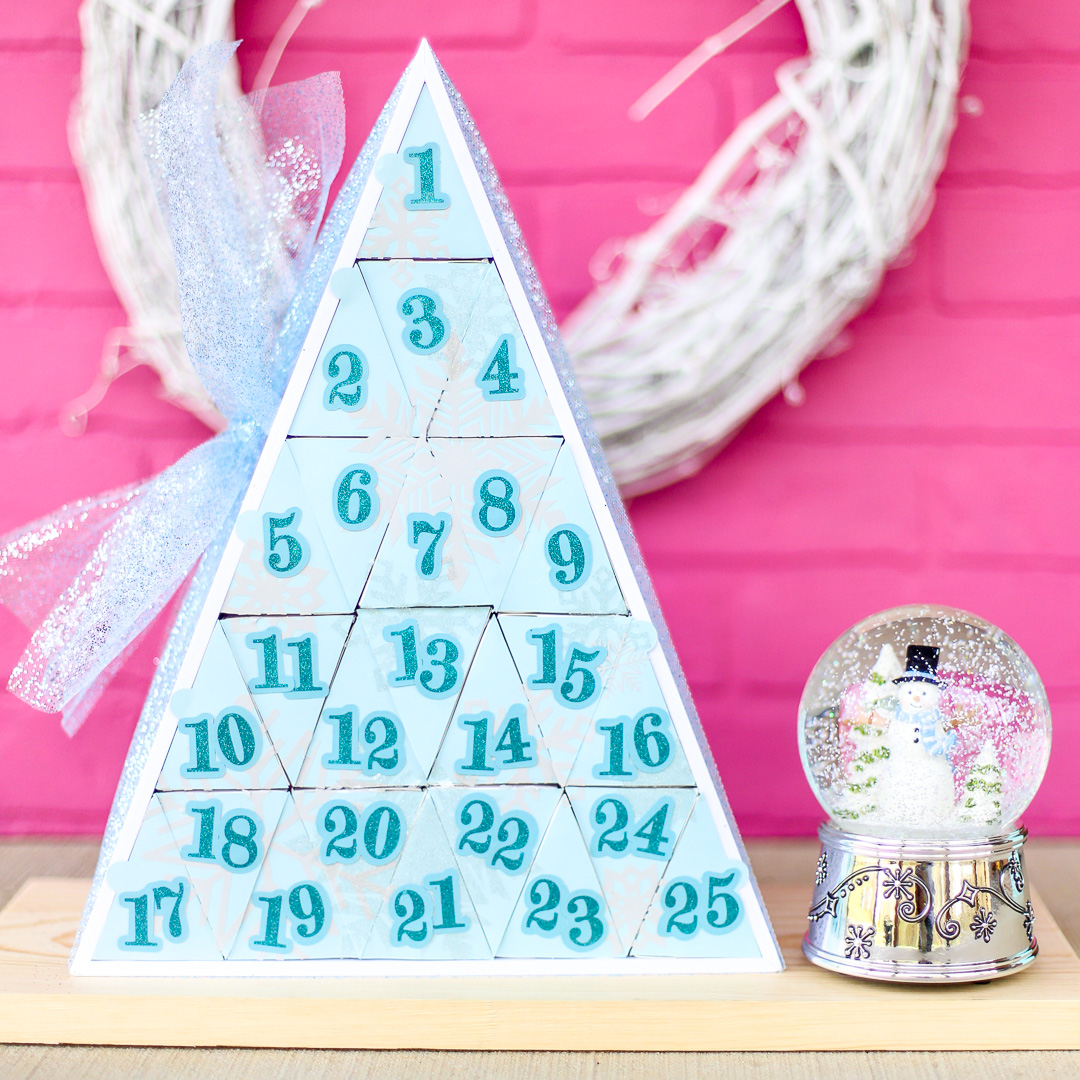 Silhouette Advent Calendar Shadowbox - Sugar Bee Crafts