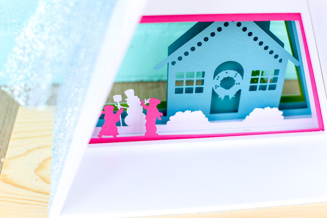Silhouette Advent Calendar Shadowbox - Sugar Bee Crafts