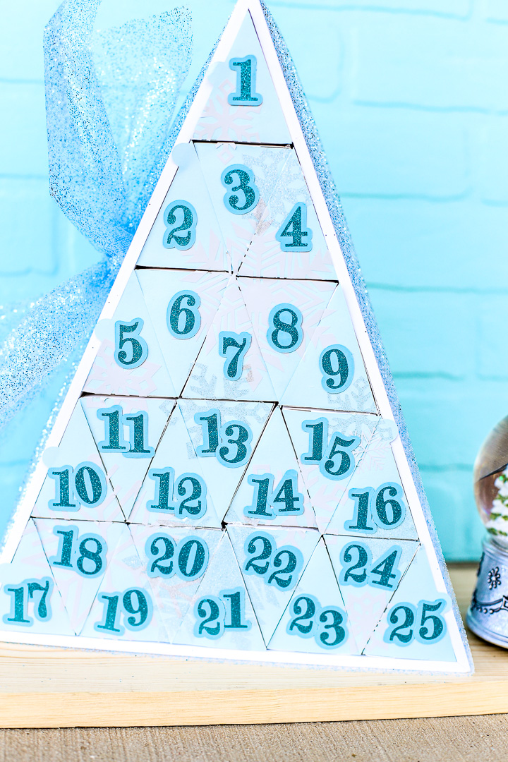 Silhouette Advent Calendar Shadowbox - Sugar Bee Crafts