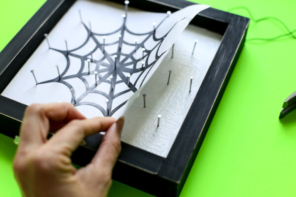 Spiderweb String Art - Sugar Bee Crafts