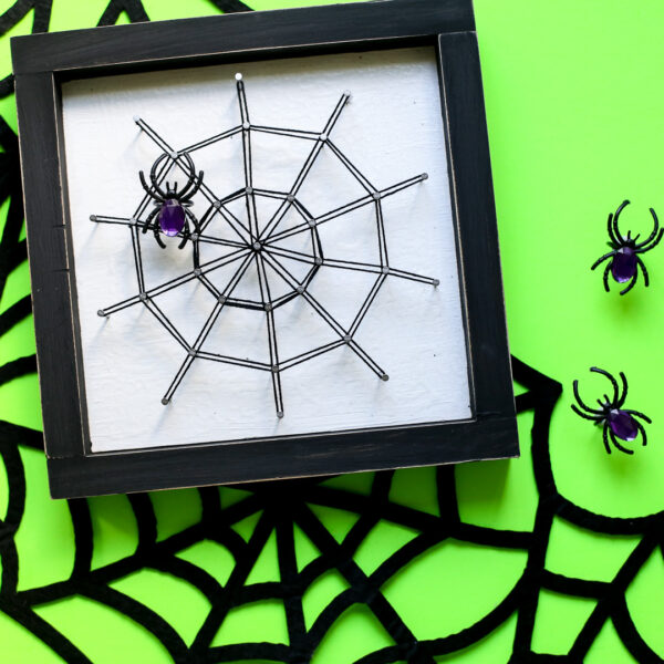 Spiderweb String Art - Sugar Bee Crafts