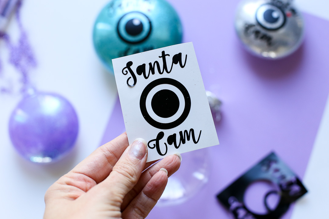 Santa Cam Ornament Idea - Sugar Bee Crafts