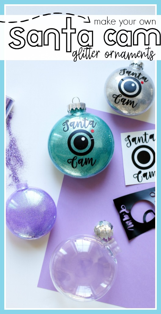 Santa Cam Ornament Idea - Sugar Bee Crafts