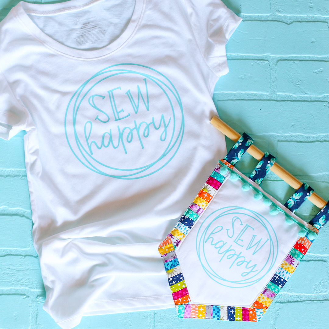 Sew Happy Banner - Sugar Bee Crafts