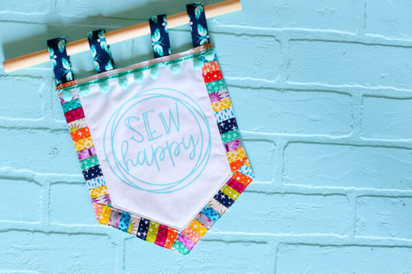 Sew Happy Banner - Sugar Bee Crafts