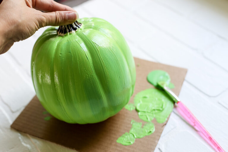 Cactus Pumpkin Craft Idea - Sugar Bee Crafts