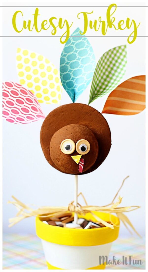 Cutesy Turkey Craft Idea - Sugar Bee Crafts
