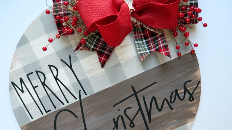 How to Paint Buffalo Plaid - Sugar Bee Crafts