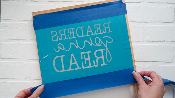Basics of Screen Printing with Vinyl - Sugar Bee Crafts