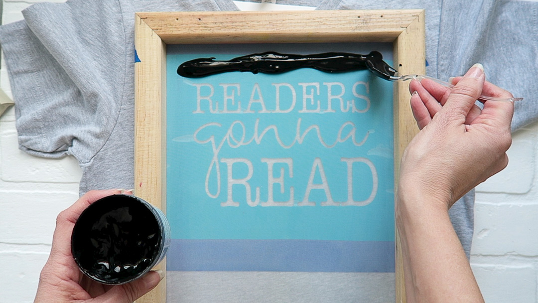 Basics of Screen Printing with Vinyl - Sugar Bee Crafts