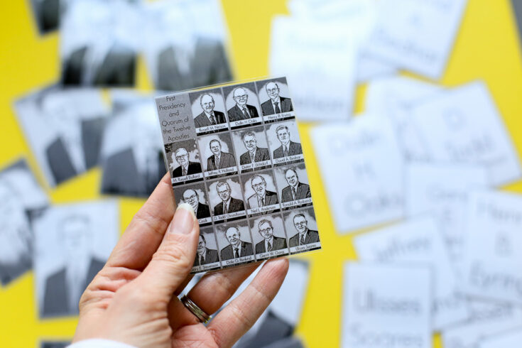 LDS Prophet and Apostles Matching Cards, Conference Game - Sugar Bee Crafts